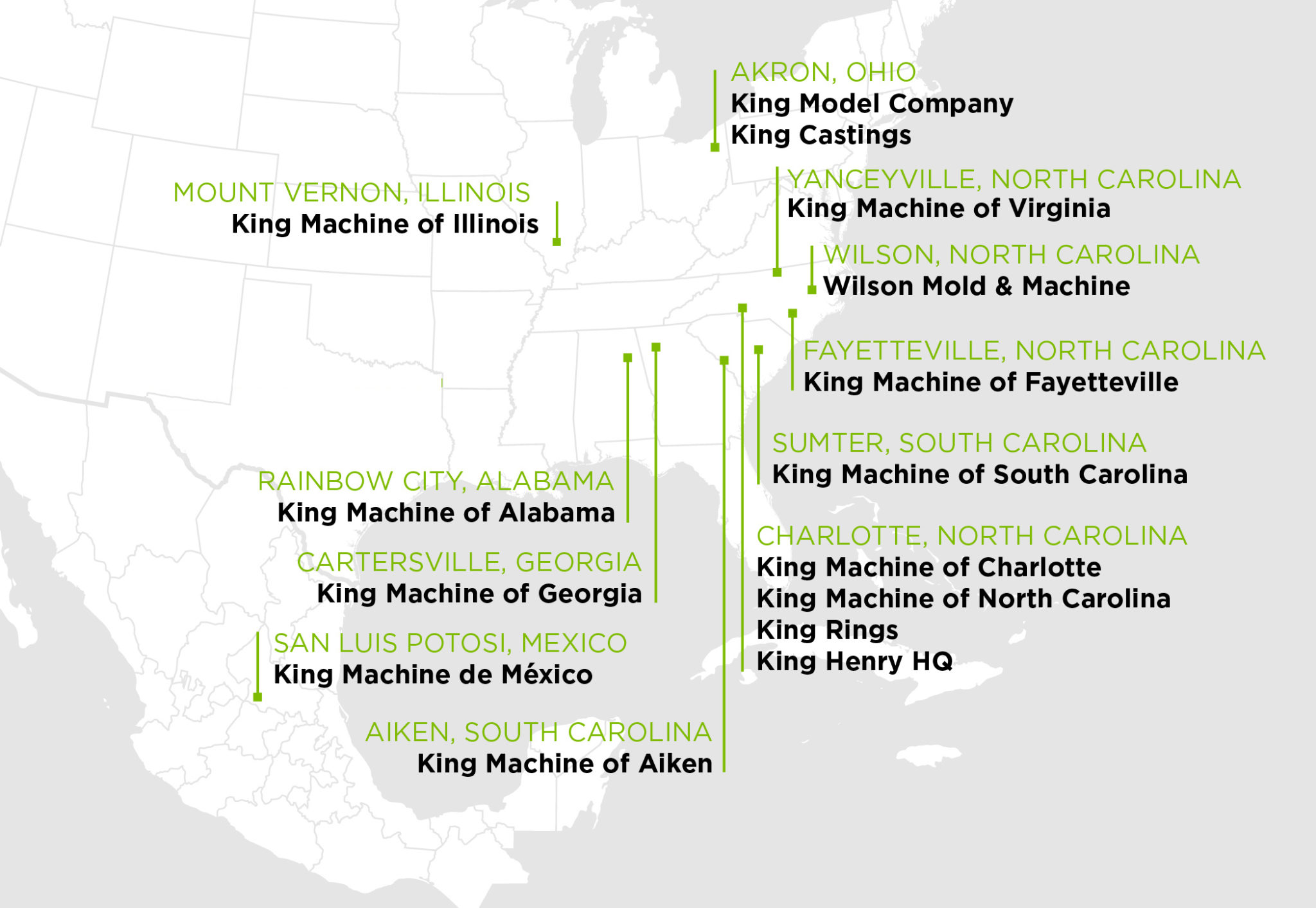 Locations – King Machine Molds